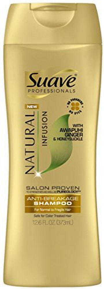Suave Prof Shampoo Natural Gold Infusion Anti Breakage, 12.6 oz, 6 Pack ...