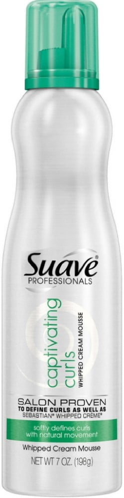 Suave Professionals Captivating Curls Whipped Cream Mousse, 7 oz (Pack ...