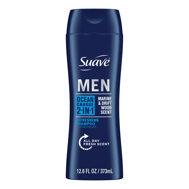 Suave Professionals Men's Daily Clean 2-in-1 Moisturizing Shampoo ...