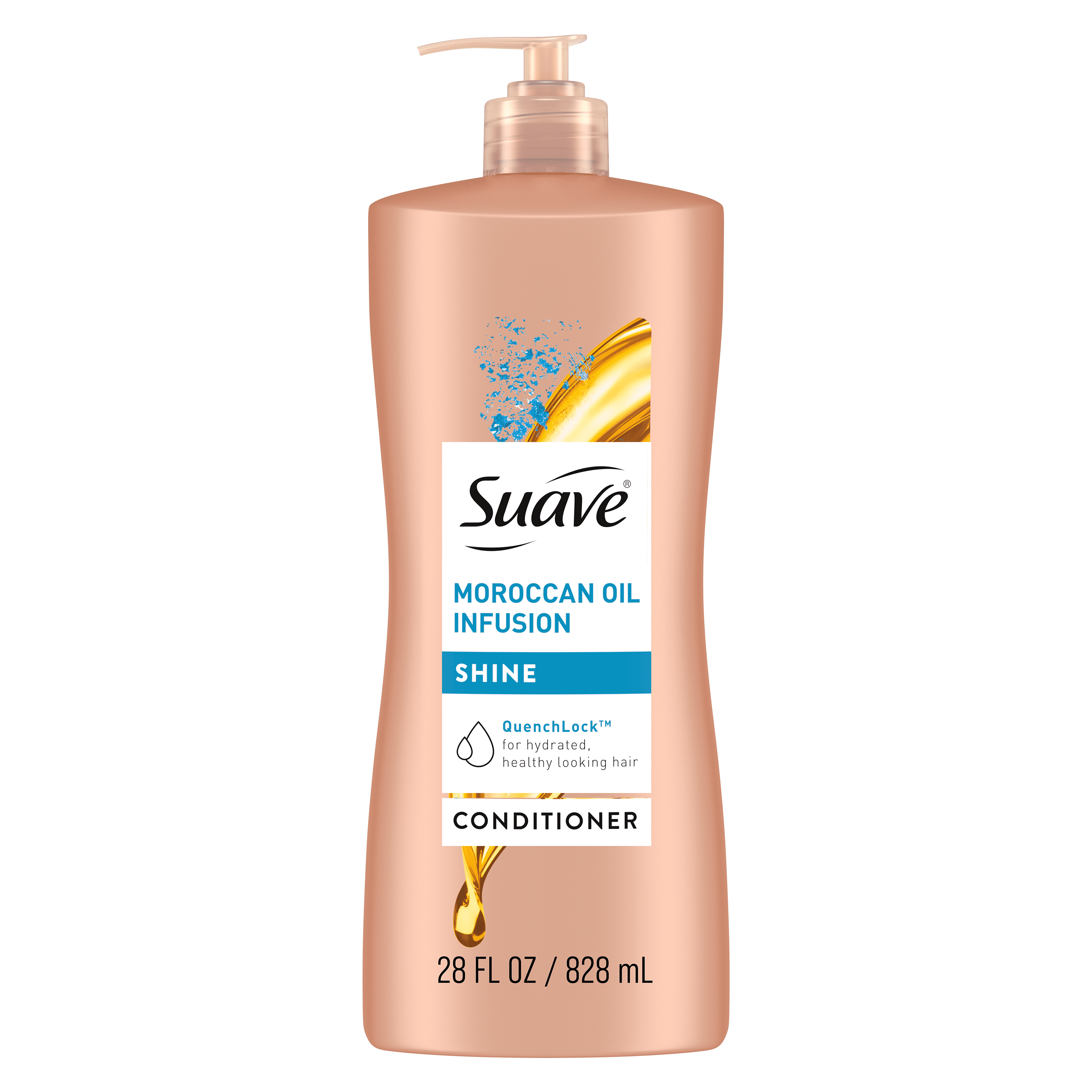 Suave Professionals Moroccan Oil Infusion Conditioner with Pump, Shine ...