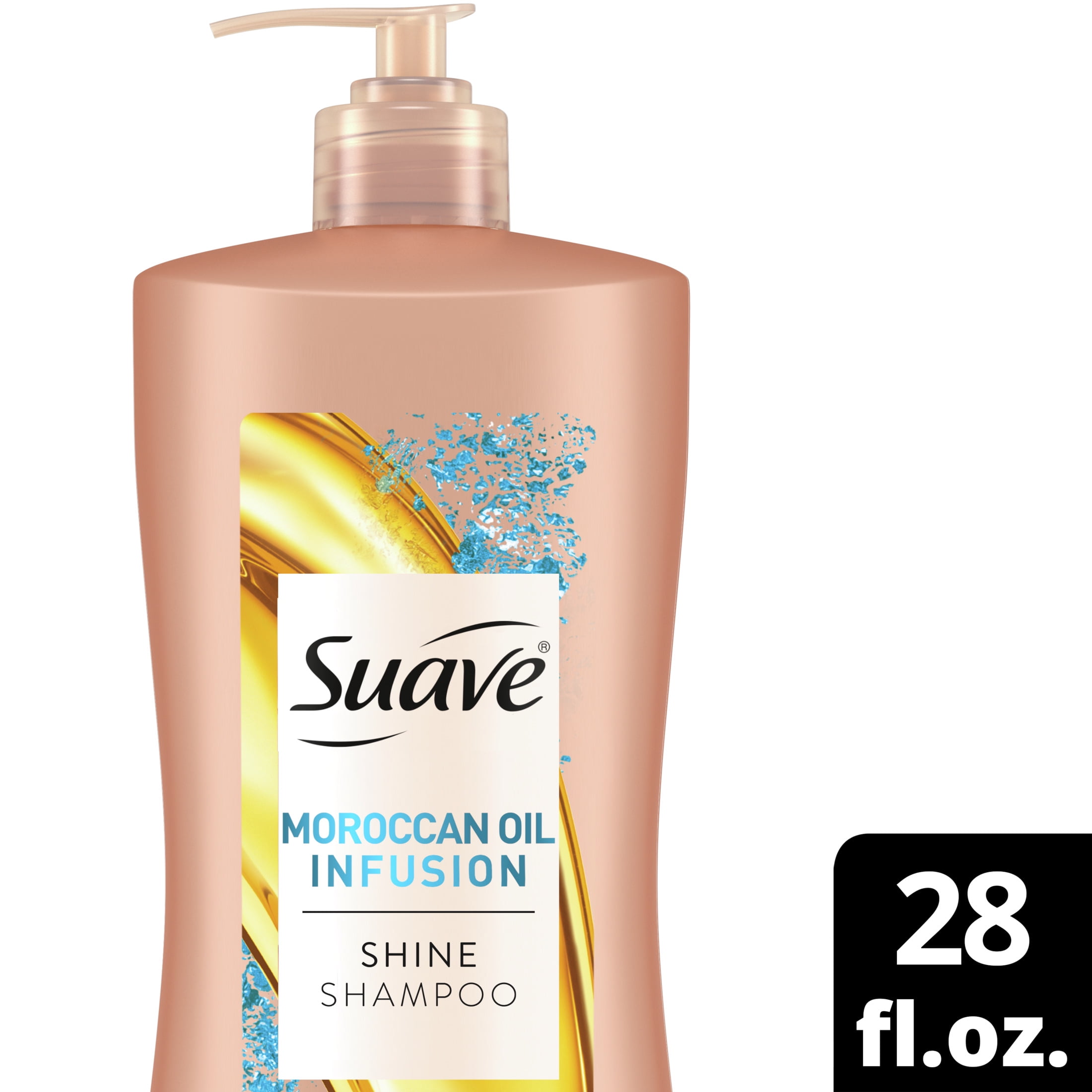 Suave Professionals Moroccan Oil Infusion Shampoo, Shine Enhancing, 28 ...
