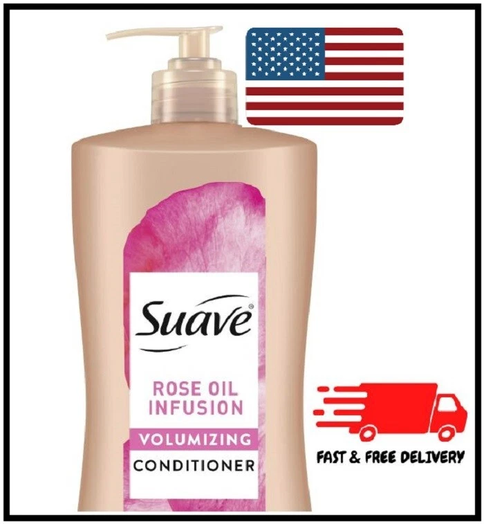 Suave Professionals Rose Oil Infusion Conditioner, Volumizing, 28 Fl Oz ...