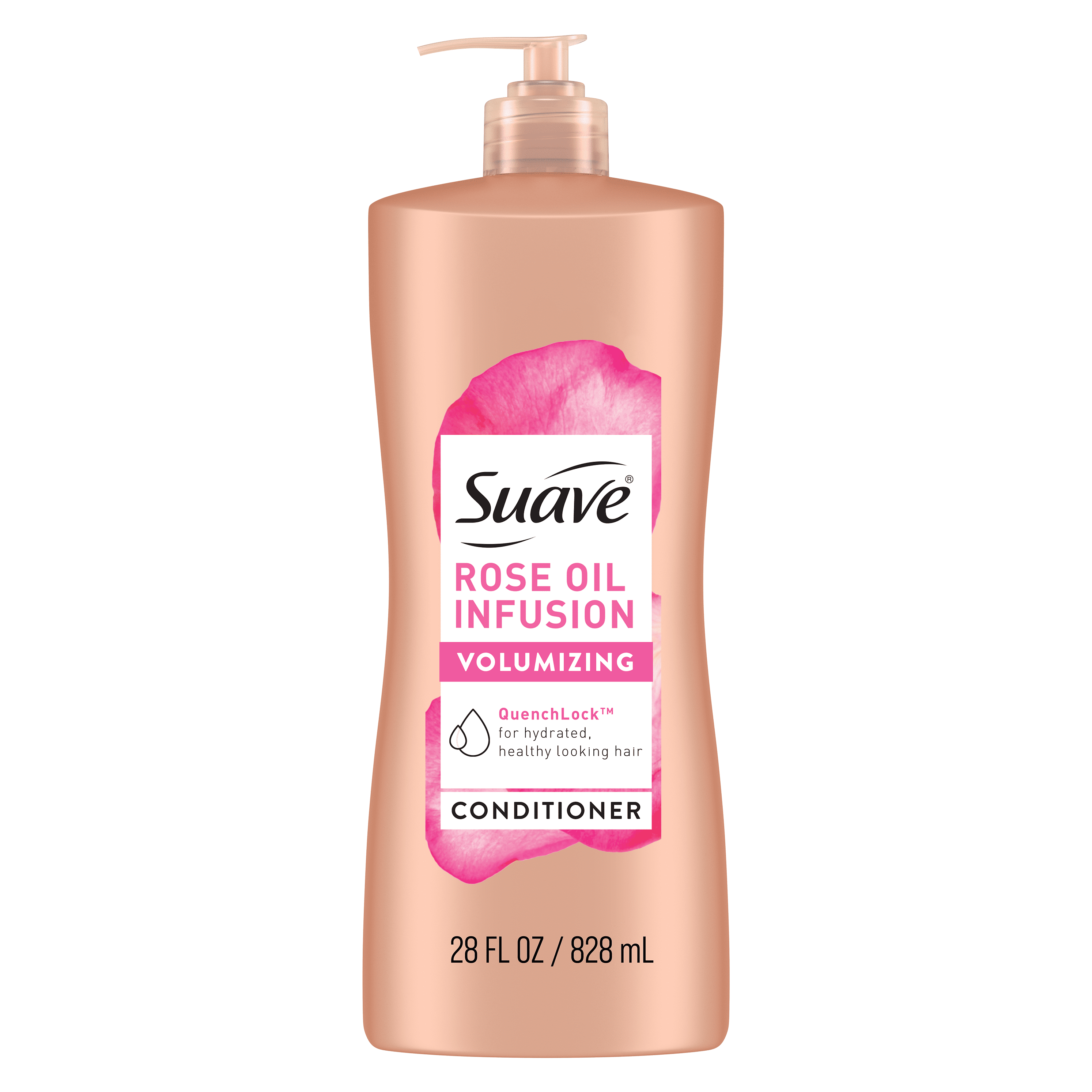 Suave Rose Oil Infusion Volumizing Conditioner with Pump 28 fl oz for ...