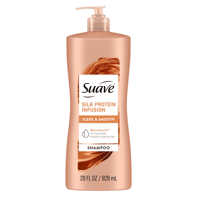 Suave Professionals Silk Protein Infusion Shampoo, Sleek & Smooth, 28 ...