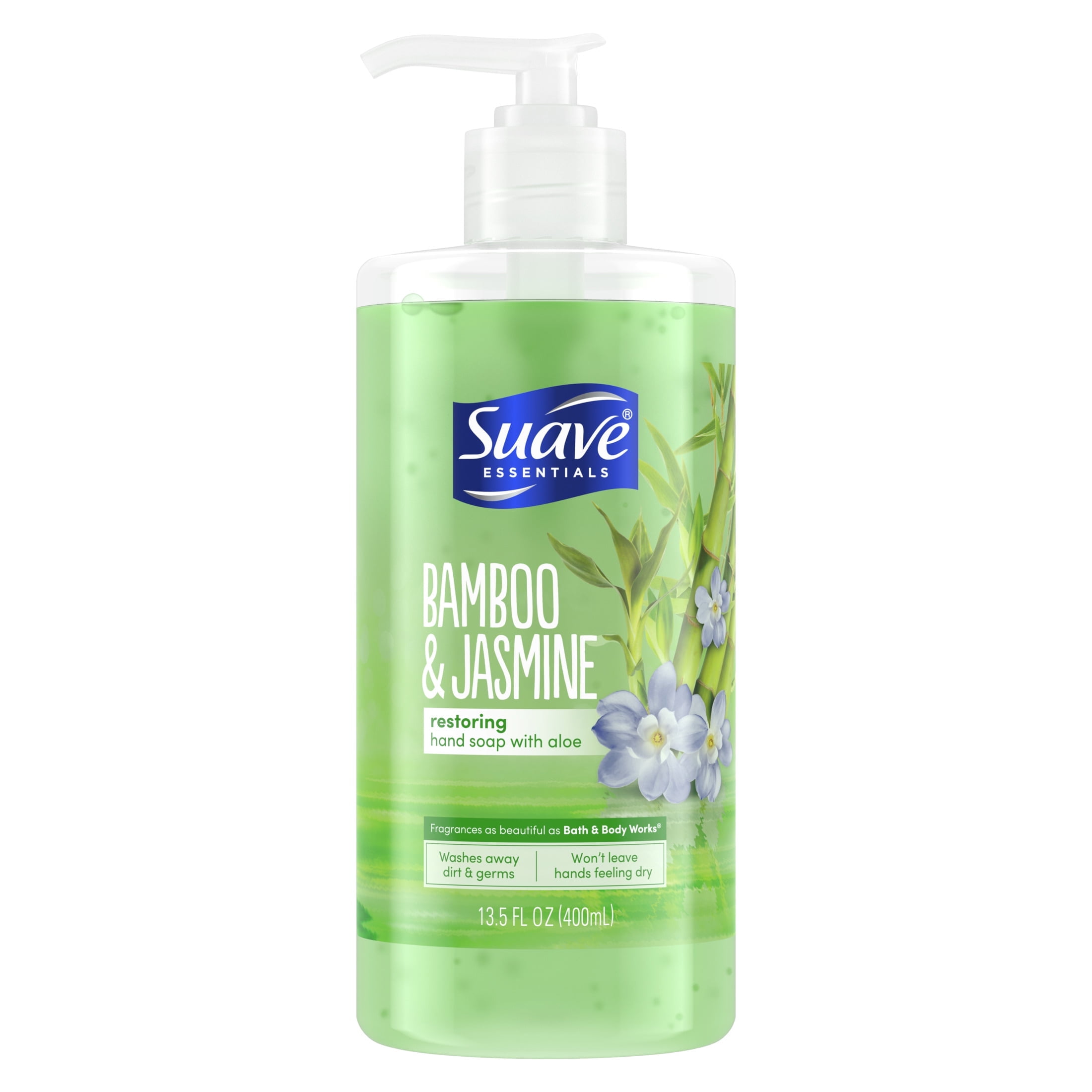 1PACK Suave Essentials Liquid Hand Soap, Bamboo & Jasmine, 13.5 fl oz ...