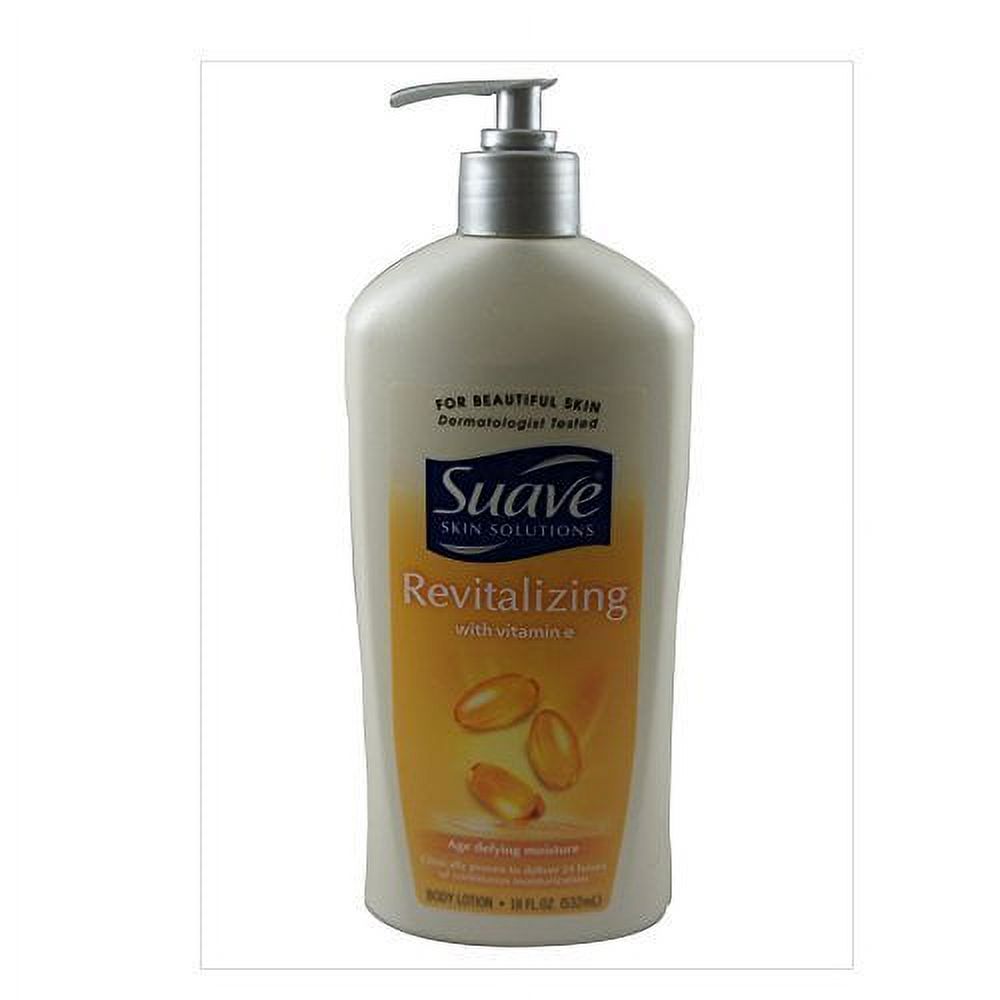 Suave Revitalizing with Vitamin E Body Lotion, 18 oz. (Pack of 3 ...