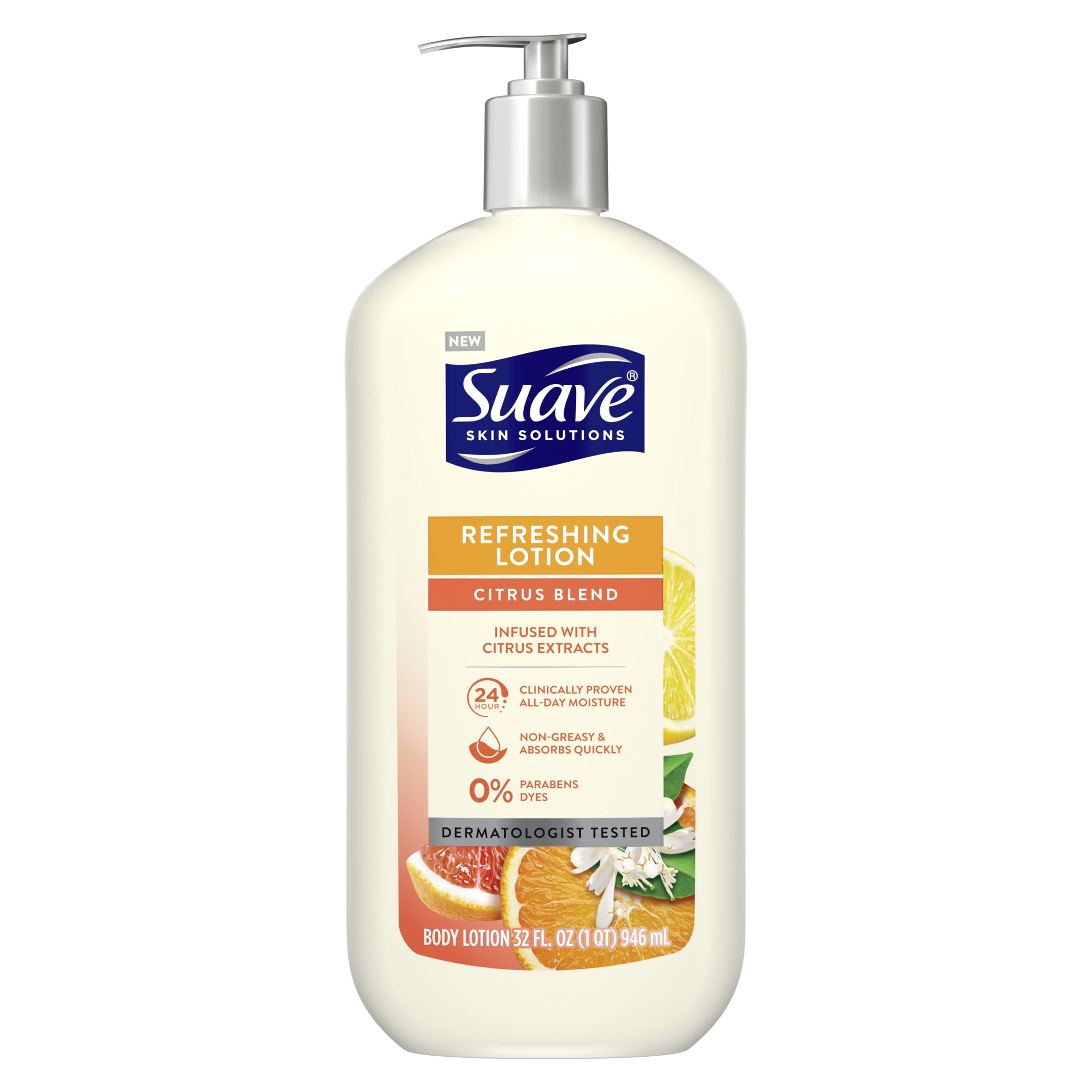 Suave Skin Solutions Citrus Blend Refreshing Body Lotion 32 fl Oz - Walmart.com