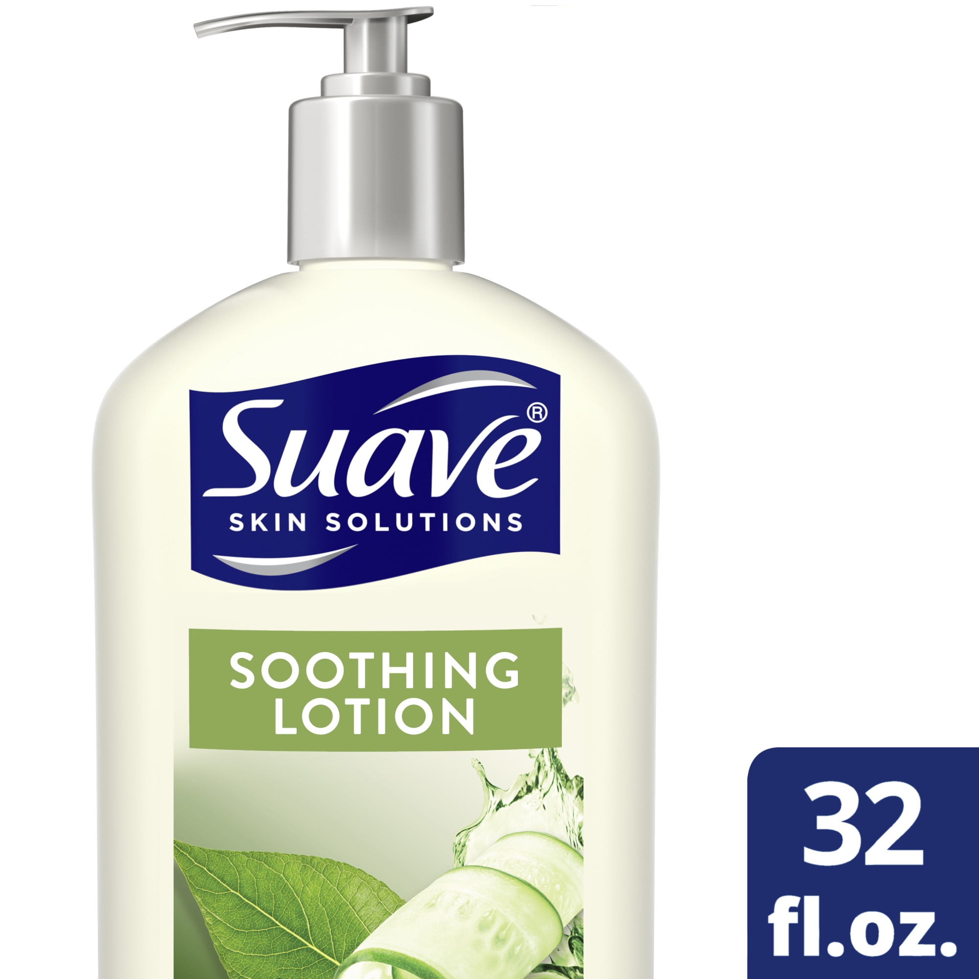 Suave Skin Solutions Soothing with Aloe Body Lotion, 32 fl. Oz ...