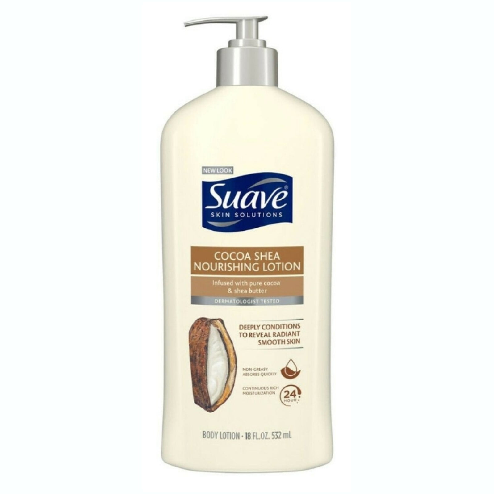 Suave Smoothing Cocoa Butter & Shea Body Lotion 18 oz (Pack of 4 ...
