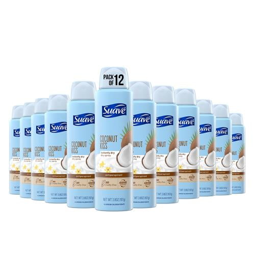 Suave Spray Deodorant Woman, Coconut Kiss Deodorant Women Spray ...