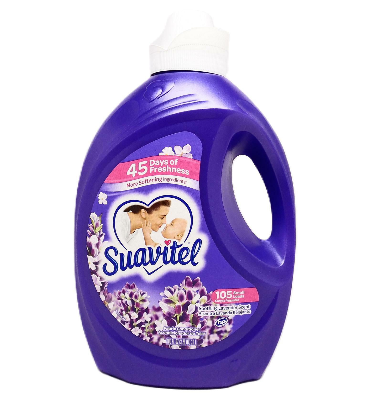 Suavitel Liquid Soothing Lavender (Purple) HE 105 Small Loads 105 oz - Walmart.com