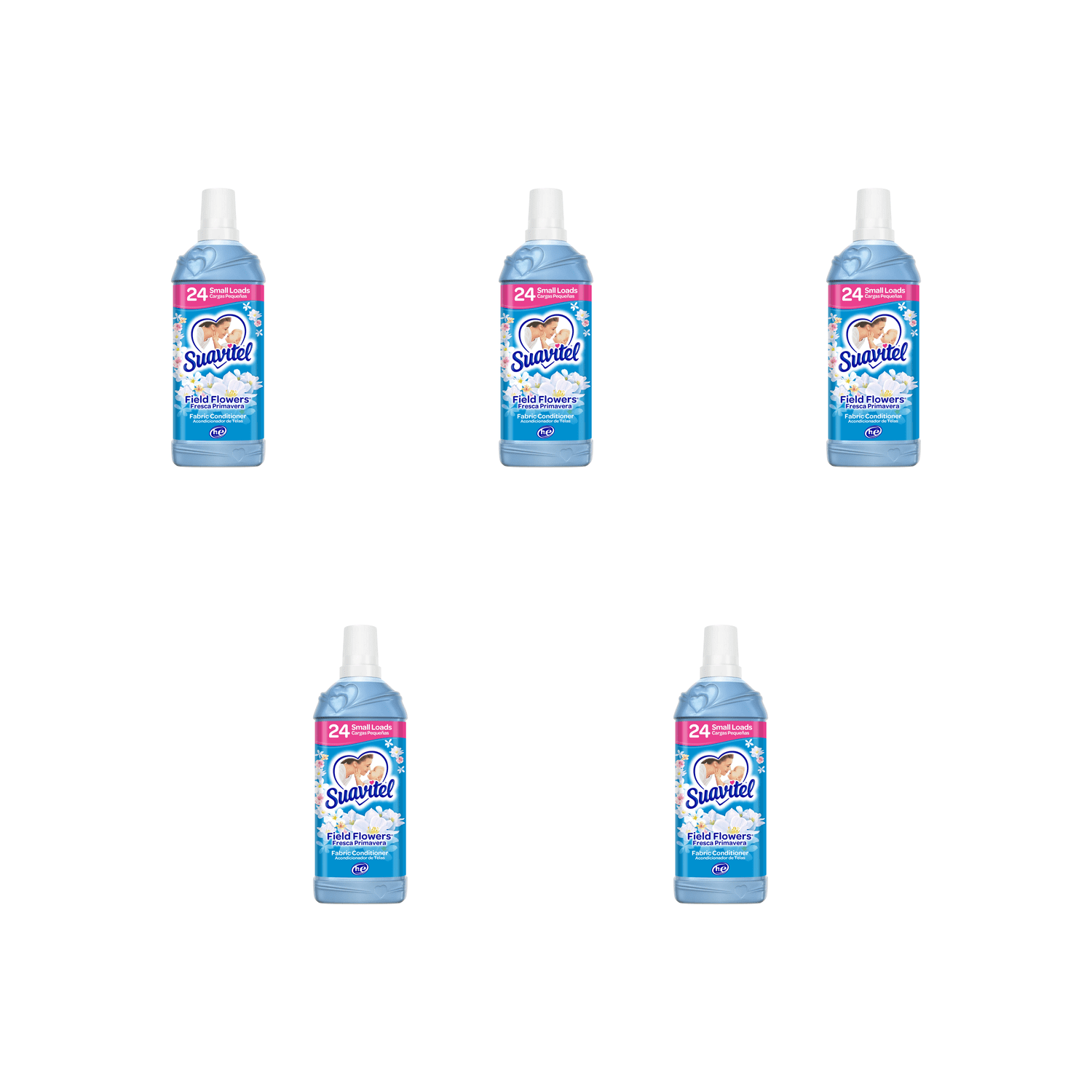 Suavitel Field Flowers Liquid Fabric Softener( 5 X 28.7 fl oz) – 5 Pack ...