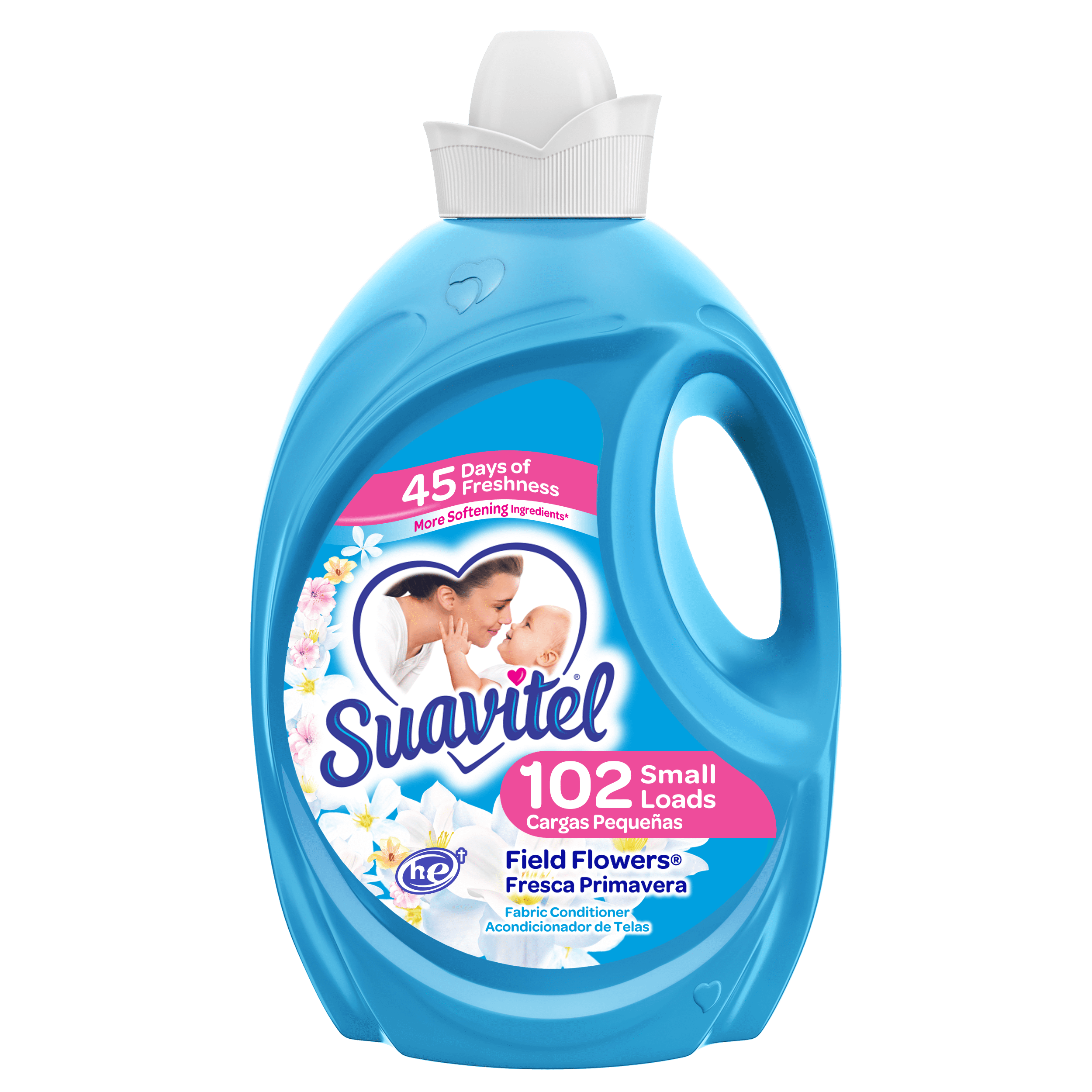 Suavitel Field Flowers Liquid Fabric Softener, Laundry Conditioner, 102 ...