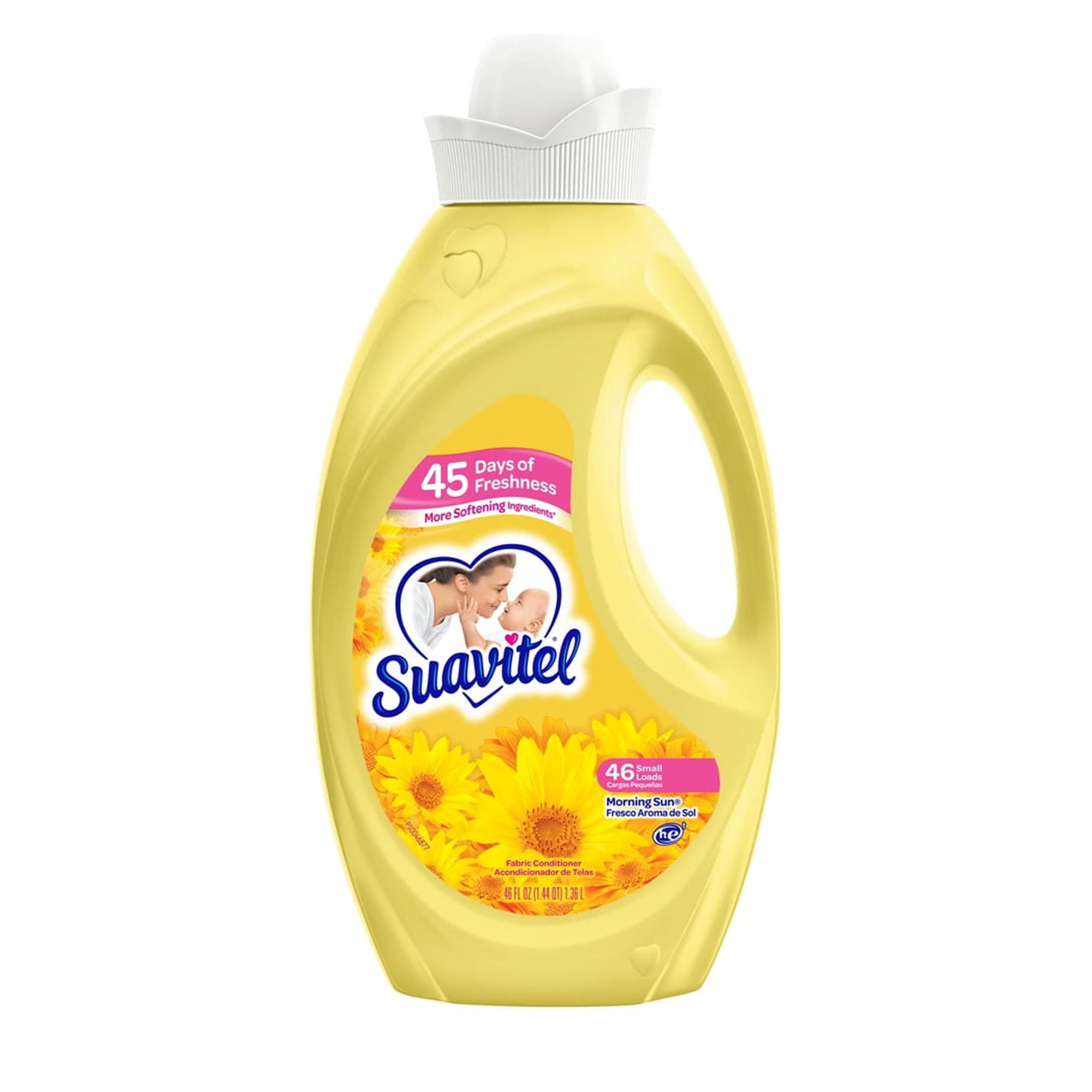 Suavitel Morning Sun Fabric Softener 46 oz (Pack of 5) - Walmart.com