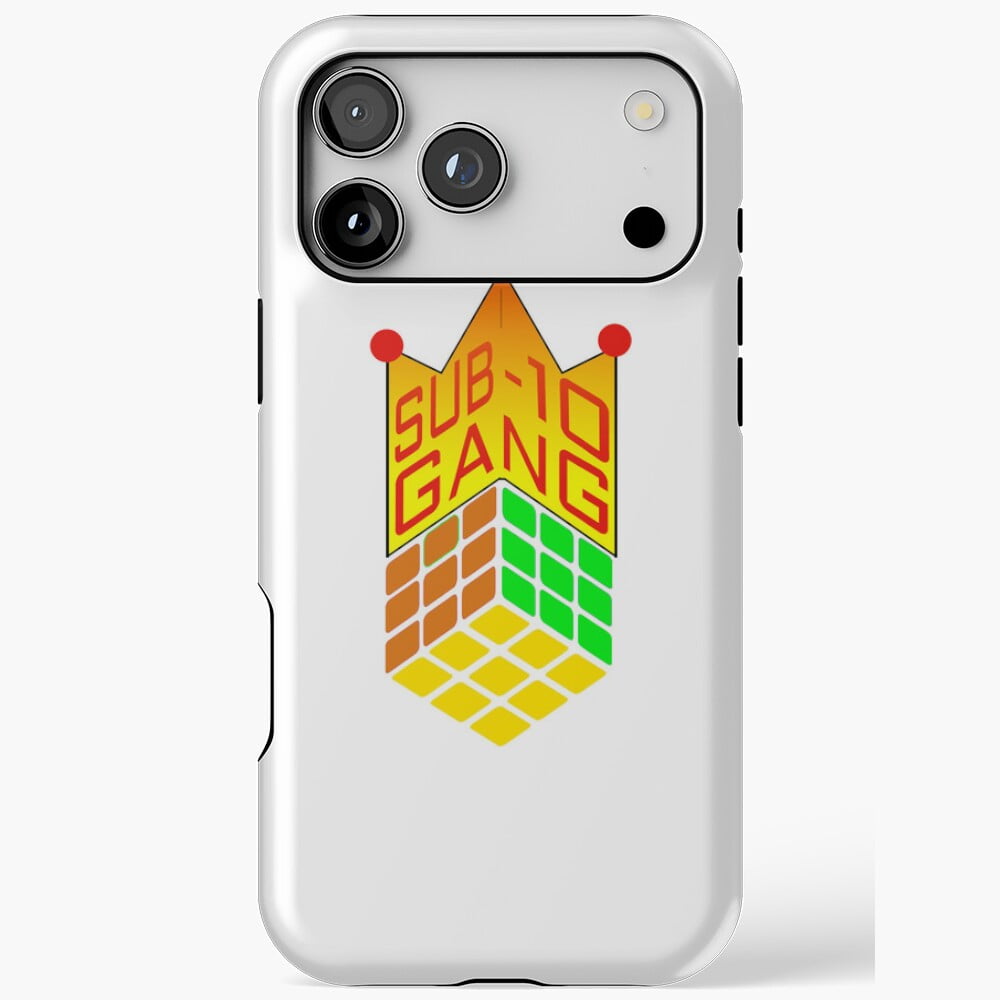 Sub-10 Gang Speedcubing Cartoon Art Protective and Compatible iPhone 11 ...