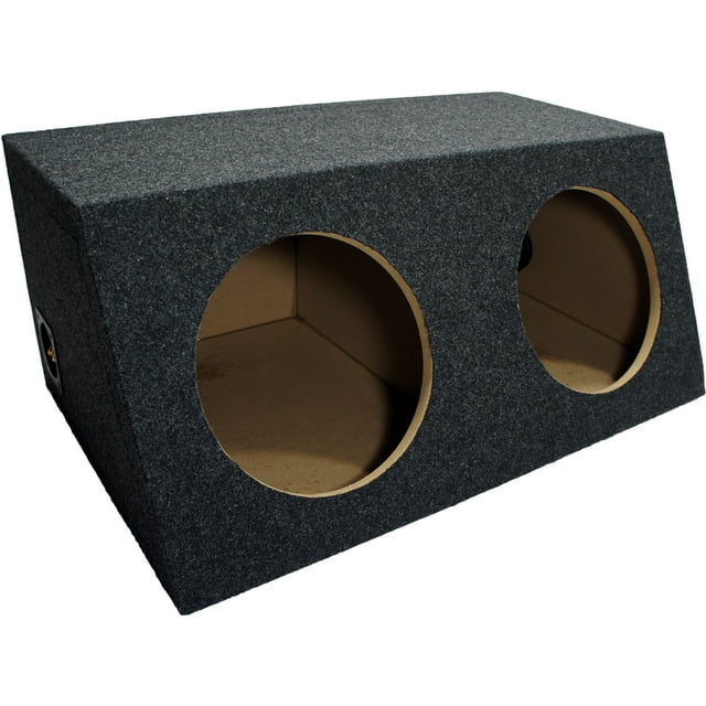 Sub Boxes Custom Hatchback Dual 10" Subwoofer Unloaded Enclosure Box ...
