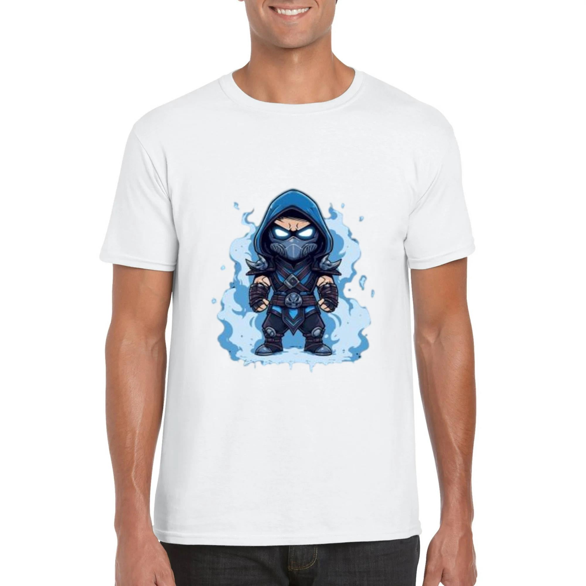 Sub Zero Mortal Kombat Inspired Graphic Cool Fighting Game TShirt, for ...