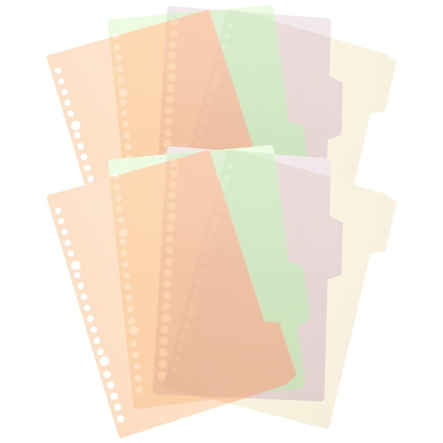 Sub-index Label Page Scratch Book Divider Punched Binder Dividers Pp ...