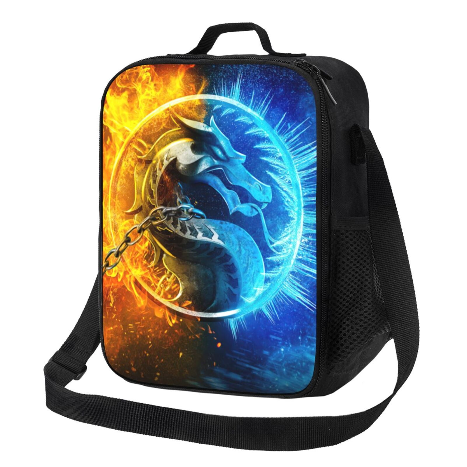 Sub-zero Mortal Kombat Portable Lunch Bag Tote Bento Bag Insulated Cooler Snack Bags Thermal ...