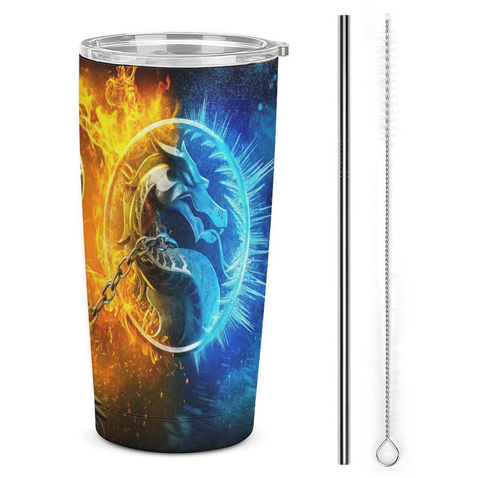 Sub-zero Mortal Kombat Stainless Steel Car Cup Daily Thermal Vacuum ...