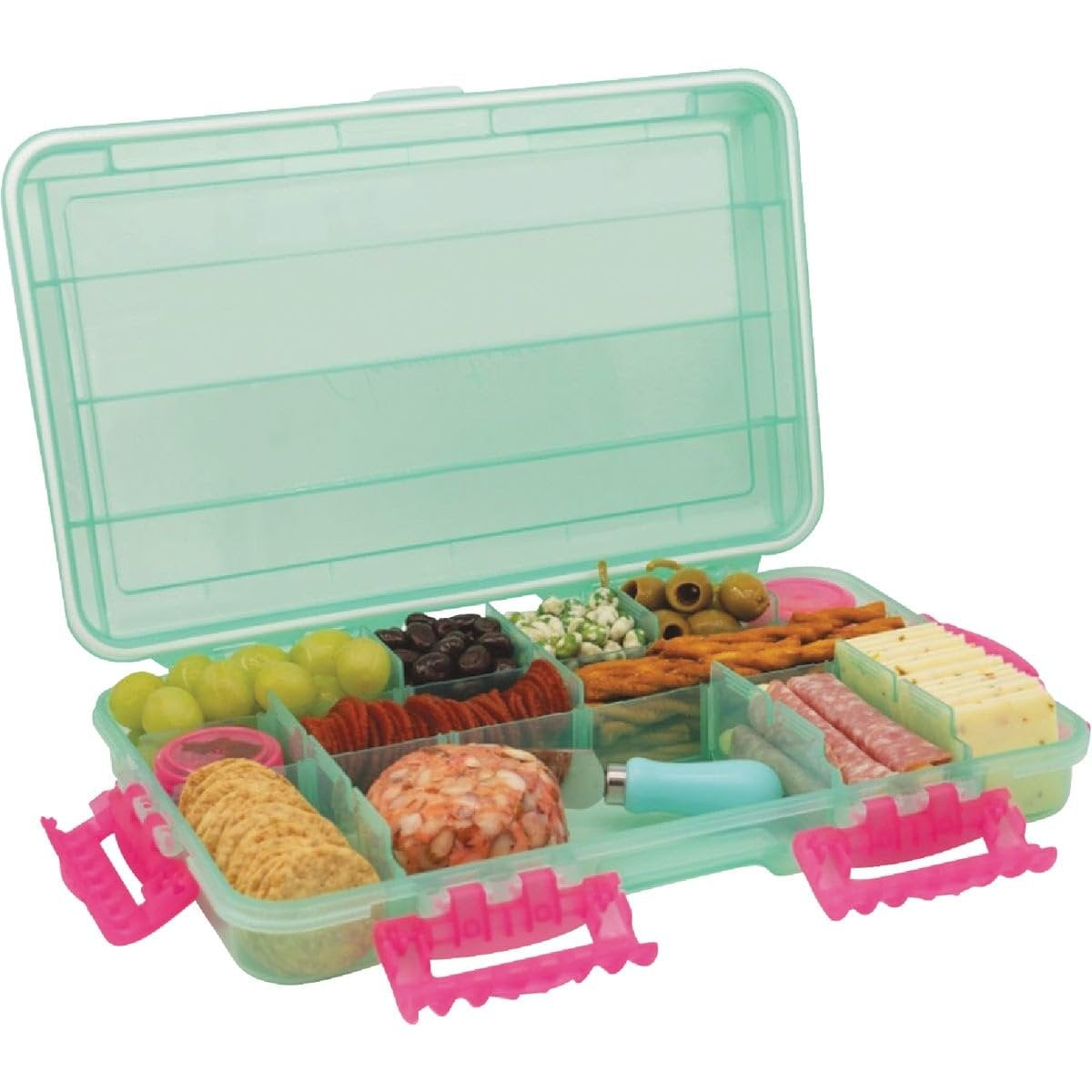 SubSafe Charcuterie Safe Waterproof Tackle Box Container Keeps Snacks ...