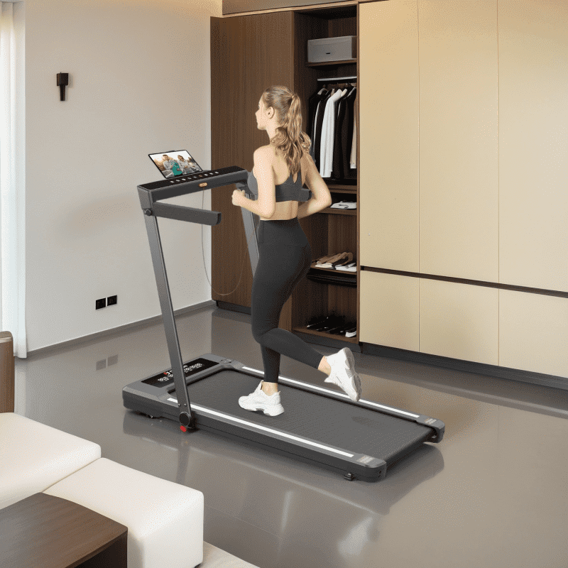 SubSun 2-in-1 Incline Treadmills for Home, 2.5 HP Walking Pad Treadmill ...