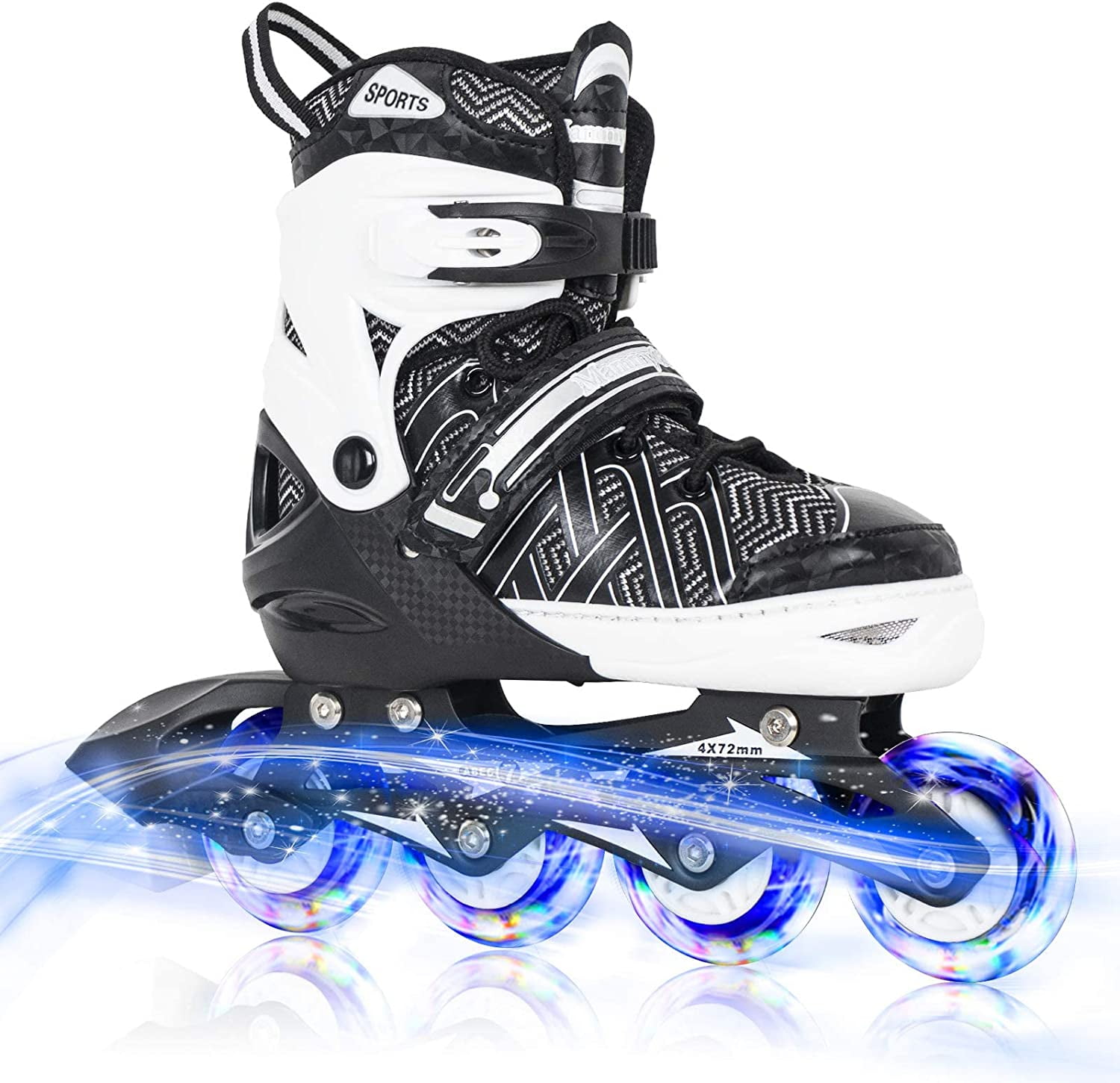 SubSun Rollerblades for Boys, Youth Inline Skates with Light Wheels ...