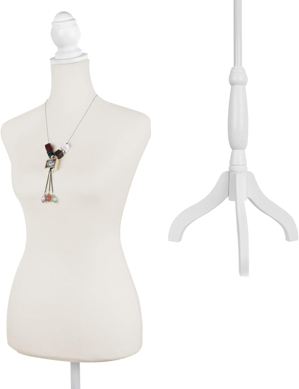 SubSun Dress Form Female Mannequin Torso Body, Height Adjustable Tripod ...