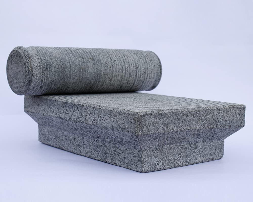 Subaa Ammi Kallu for Spices Okhli Masher Khalbatta Kharal Mixer Natural ...