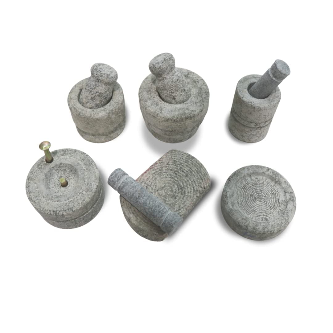 Subaa Stone Miniature Set for Pooja or Kids ToysKarukal Natural Stone ...