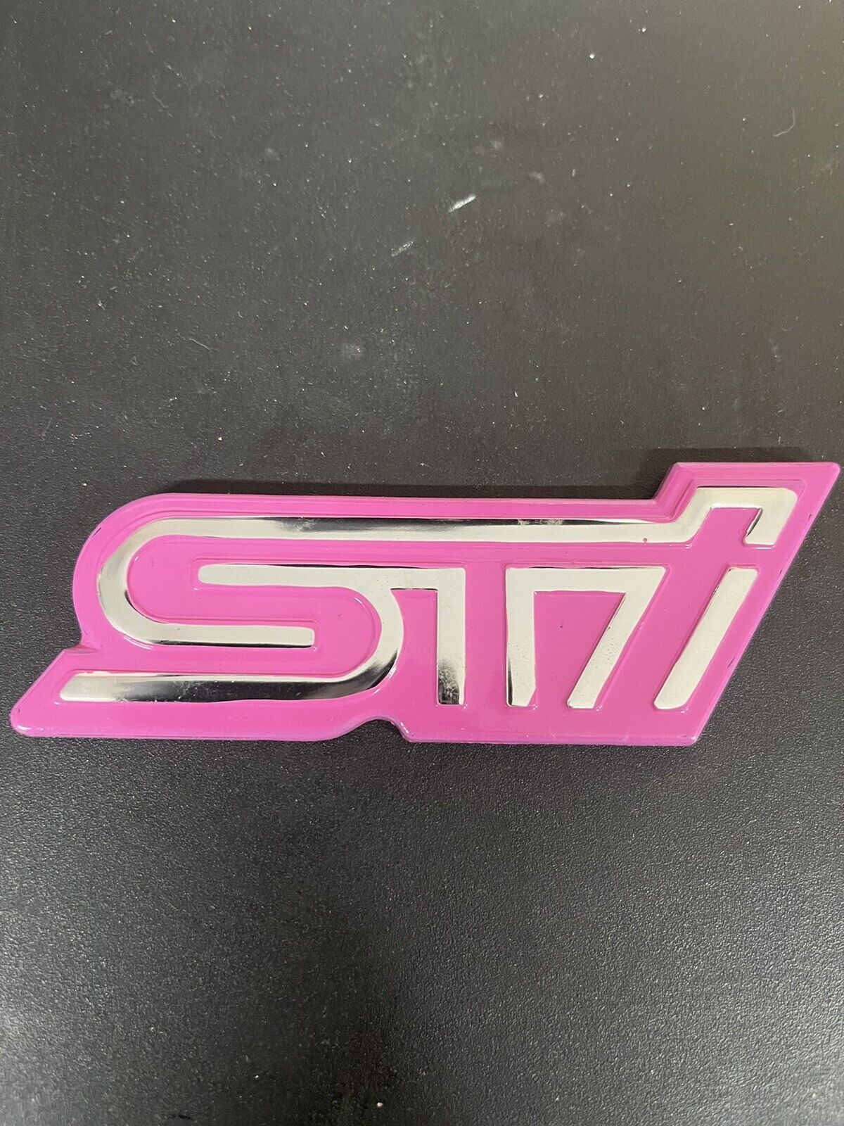 Subaru 2005 And Up Impreza STI Pink Rear Trunk Badge Wrx Wrc Emblem OEM - Walmart.com