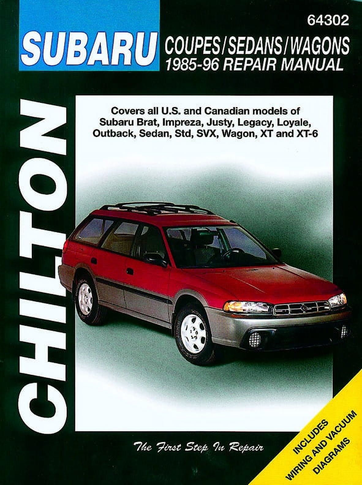 Subaru Coupes, Sedans & Wagons covering the Brat, Impreza, Justy ...
