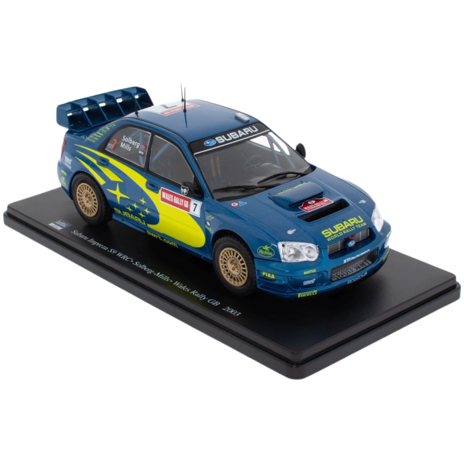 Subaru Impreza S9 WRC Diecast Model 1:24 P.Solberg/P.Mills - Walmart.com