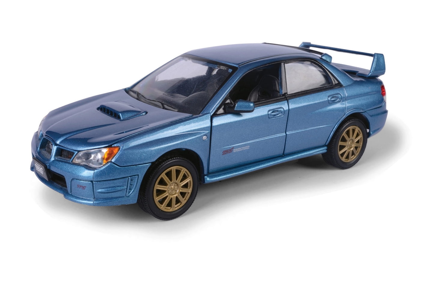 Subaru Impreza WRX STI Hardtop, Blue - Showcasts 77330BU - 1/24 Scale ...