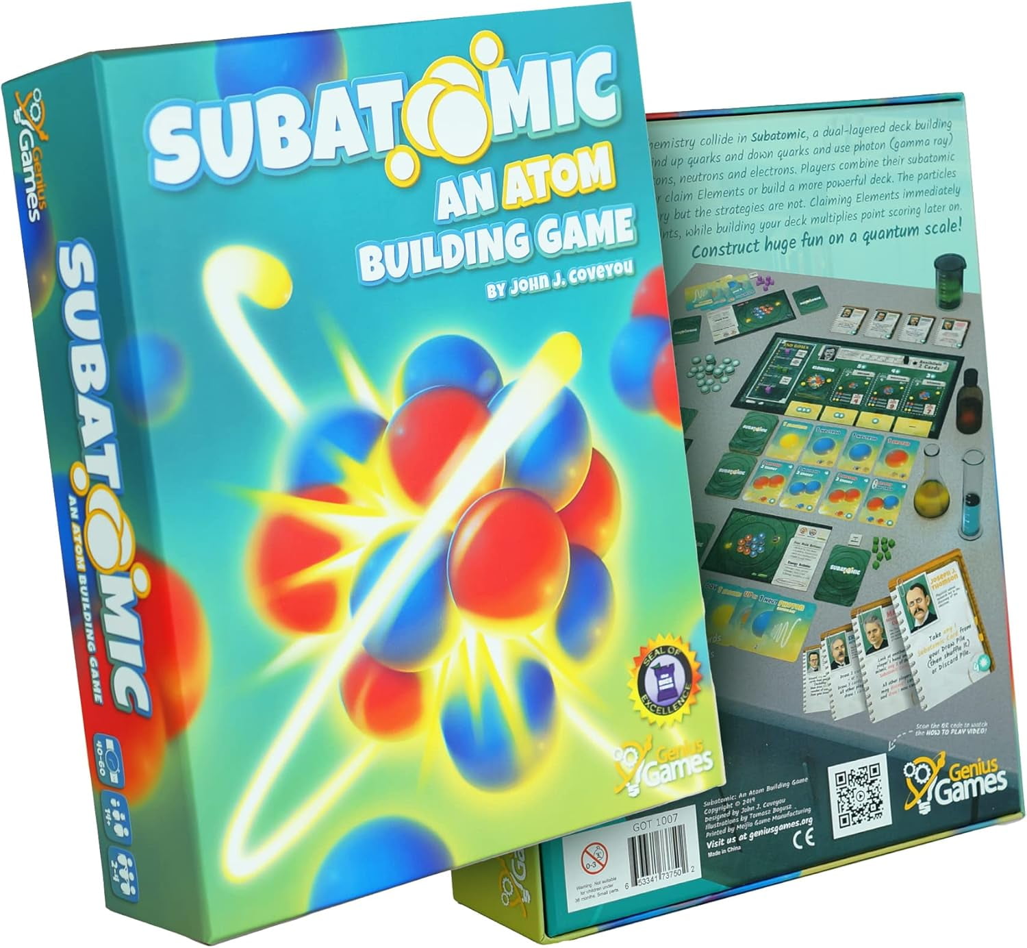 Subatomic: an Atom Building Game (2nd Edition) | A Chemistry Game About ...