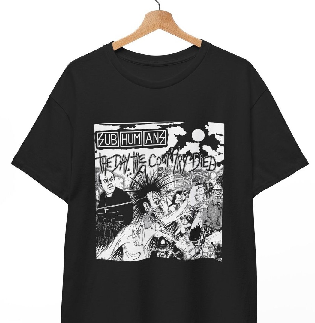 Subhumans T-shirt, Day the Country Died Tee, Punk Rock music Unisex Tee ...