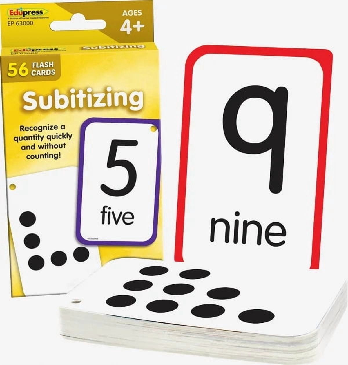 Teacher Created Resources Subitizing Flash Cards (TCR 63000) - Walmart.com