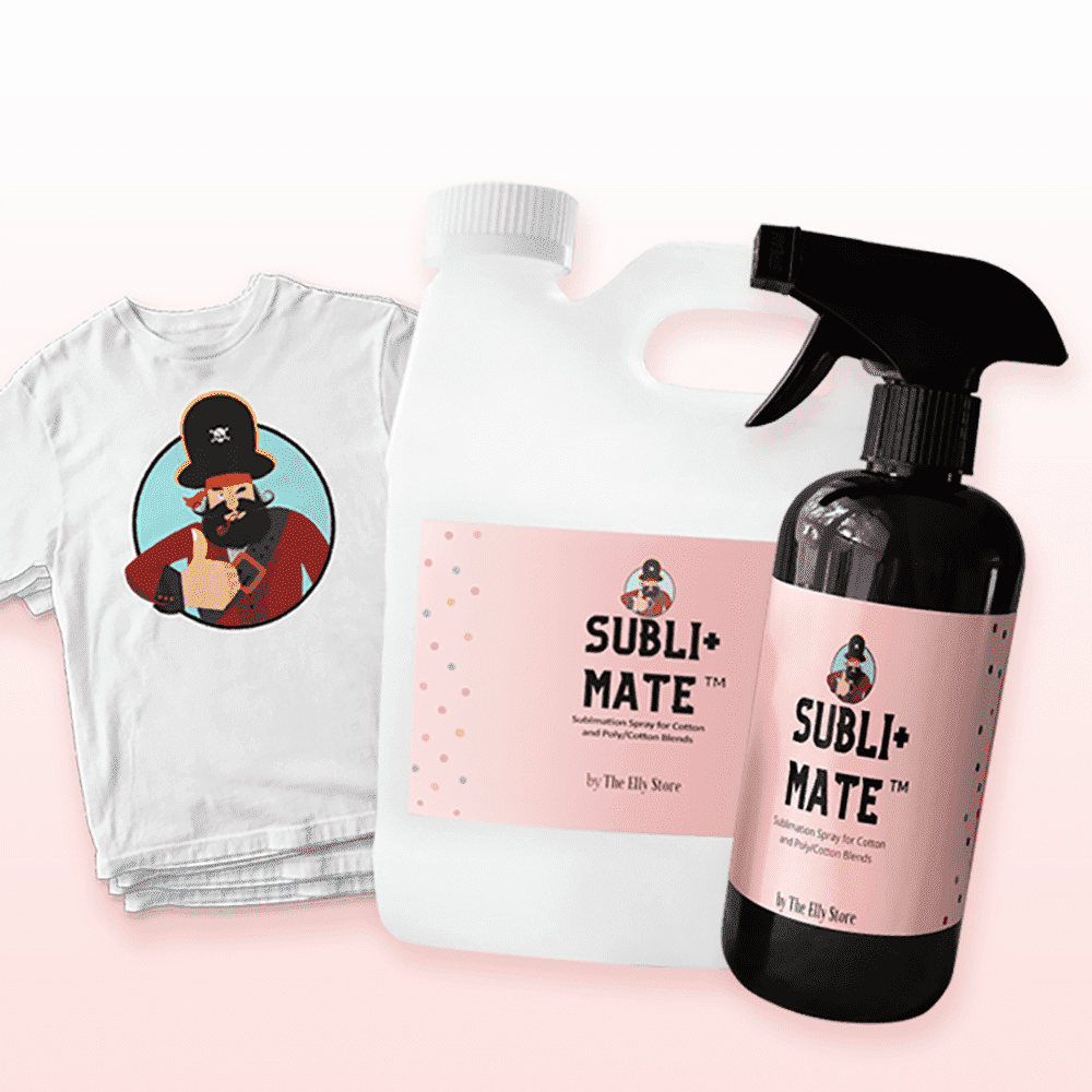 Subli+Mate Sublimation Spray 32oz, Works on Cotton, Polyester Blends ...