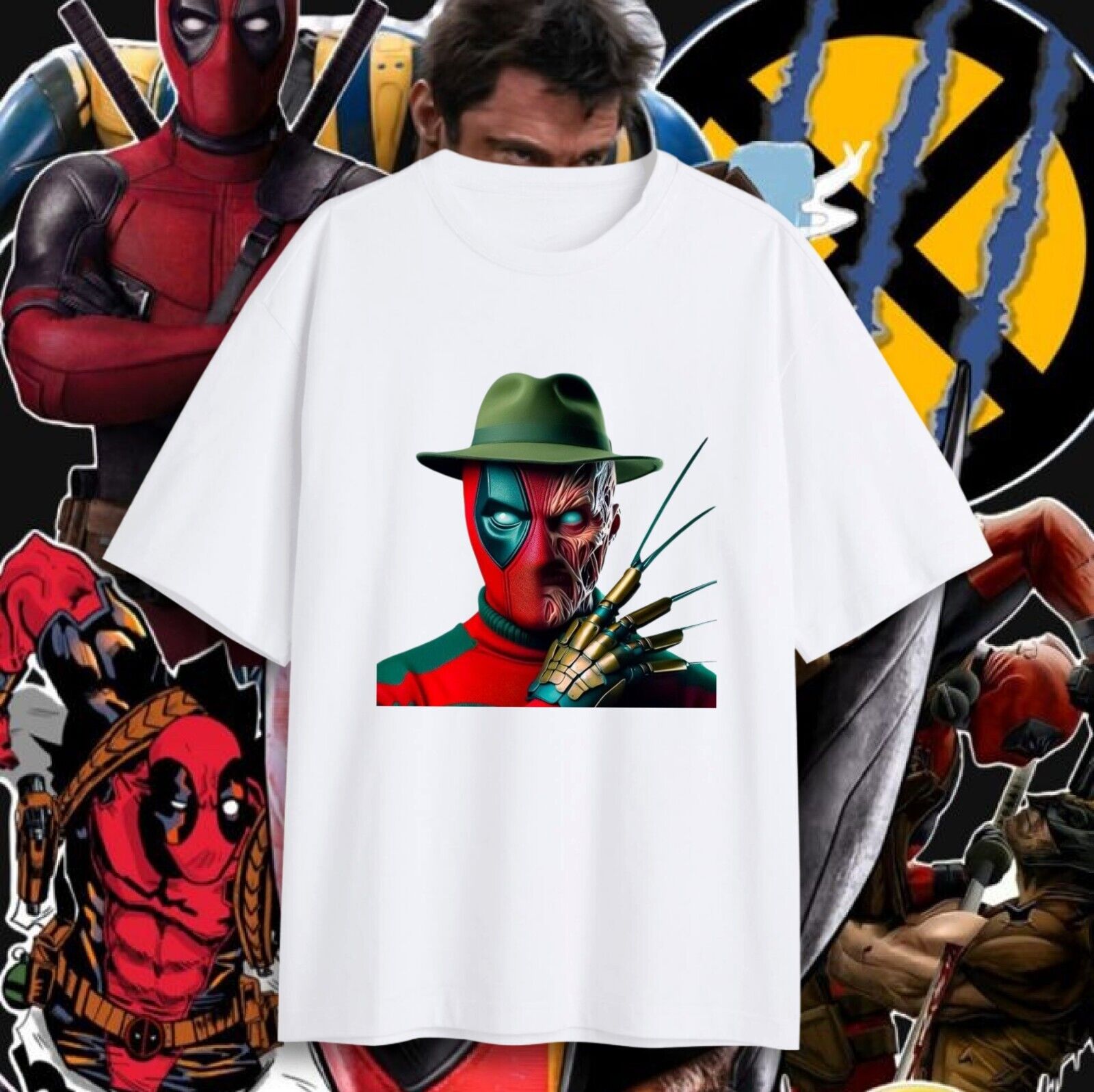 Sublimated Deadpool and Wolverine T-shirt Marvel Comics Disney ...