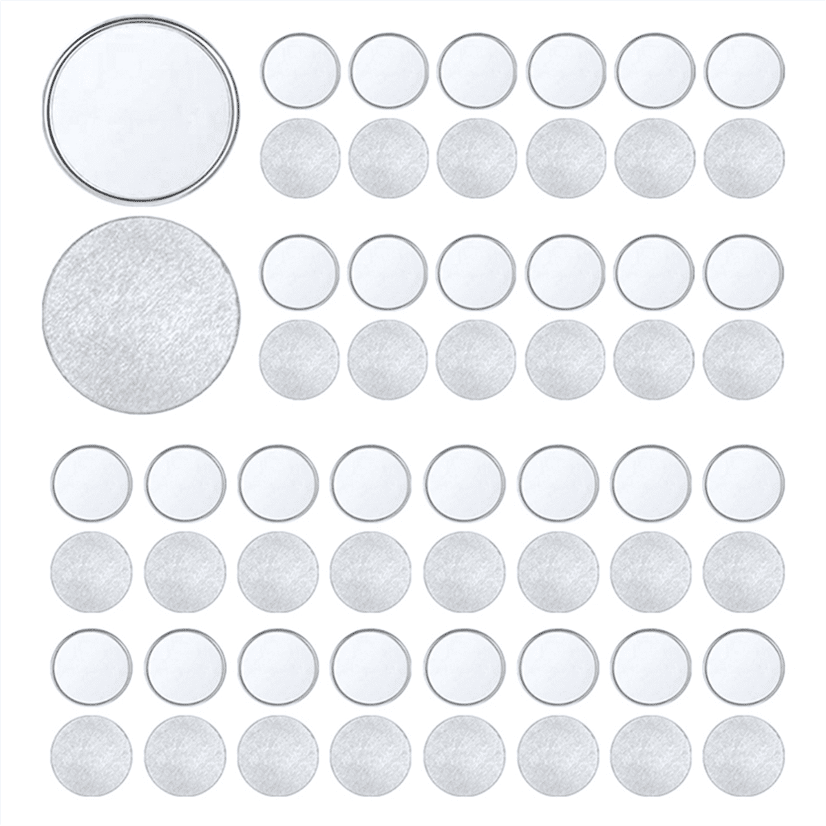 Sublimation Blank Aluminum Stickers DIY Button Badge Kit for Holder ...
