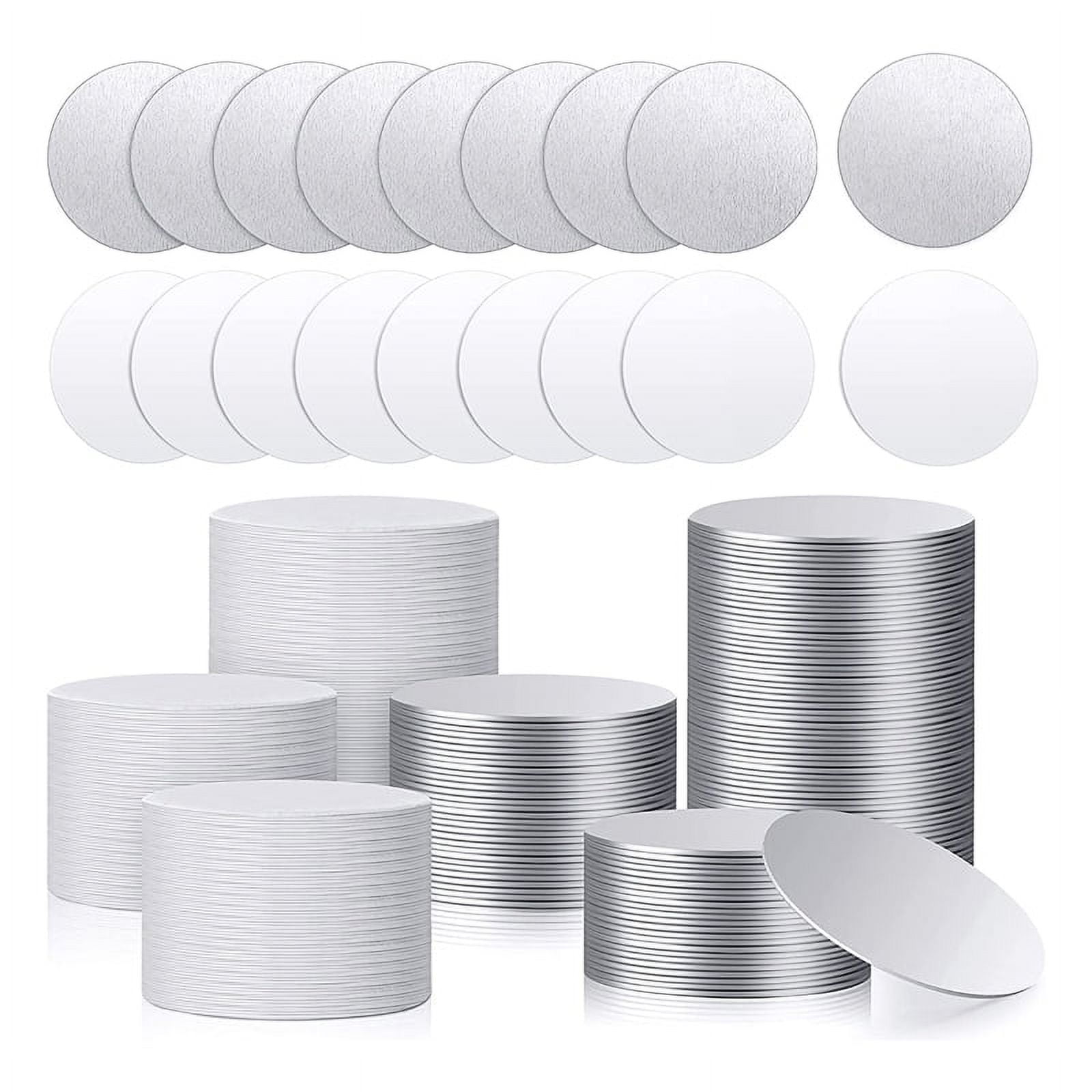 Sublimation Blank Aluminum Stickers Set, Blank Discs (100Pcs) - Walmart ...