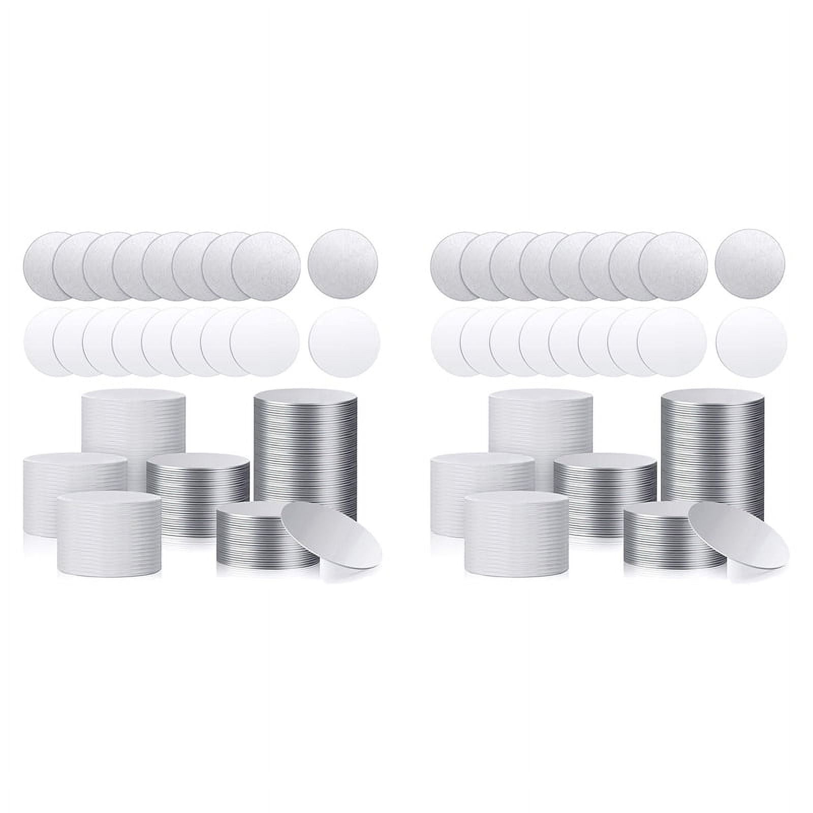 Sublimation Blank Aluminum Stickers Set Round Blank Bezel Pendant Tray ...