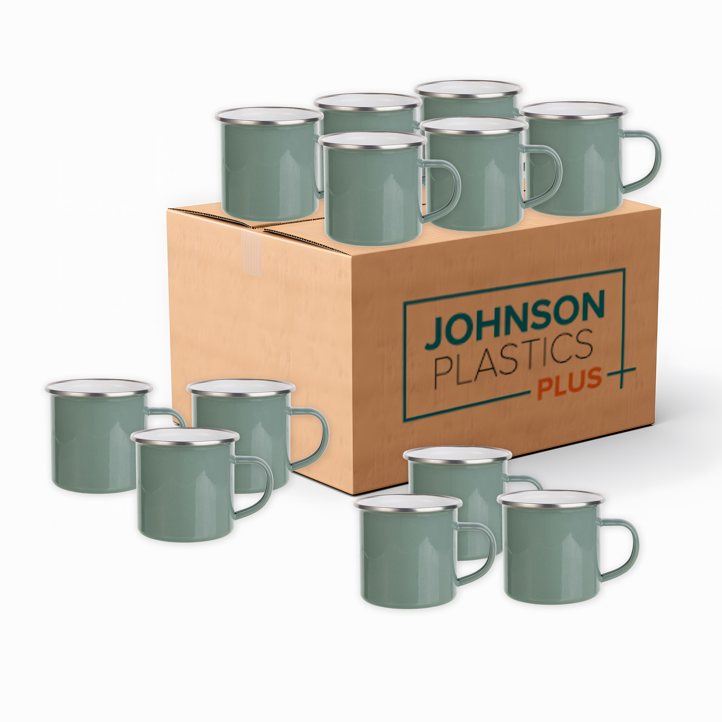 Sublimation Blank Camp Mugs. Color Enamel Camping Mugs in Bulk for ...