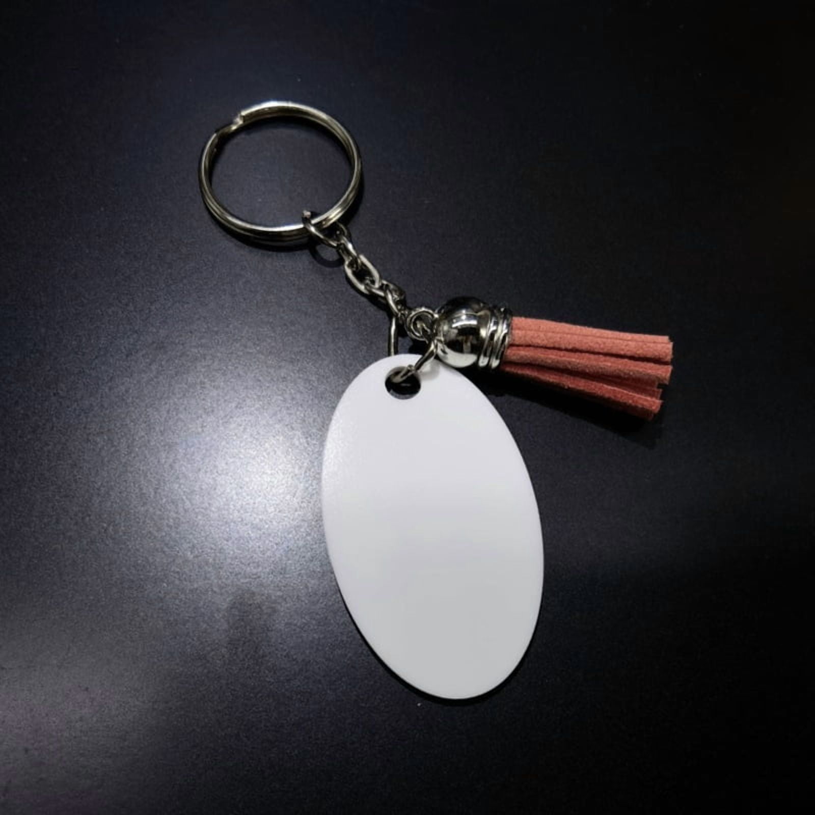 Sublimation Blank Keychains Thermal Transfer for Key Chain Double-Side ...