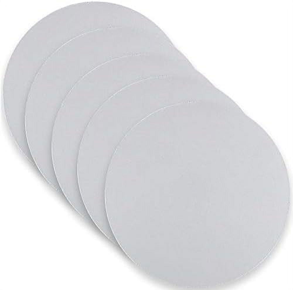 Sublimation Blank Neoprene Mousepad Black Rubber Backed 8" x .1", Round ...