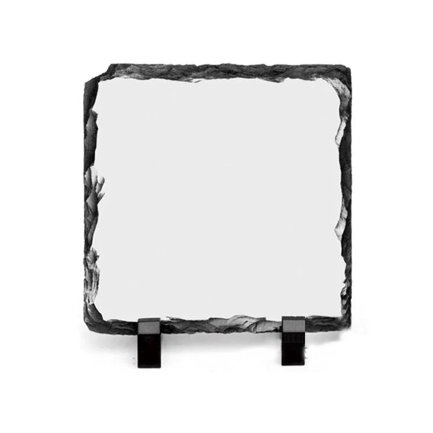Sublimation Blank Photo Slate Rock Stone 4x6 and 6x6 inch - Walmart.com
