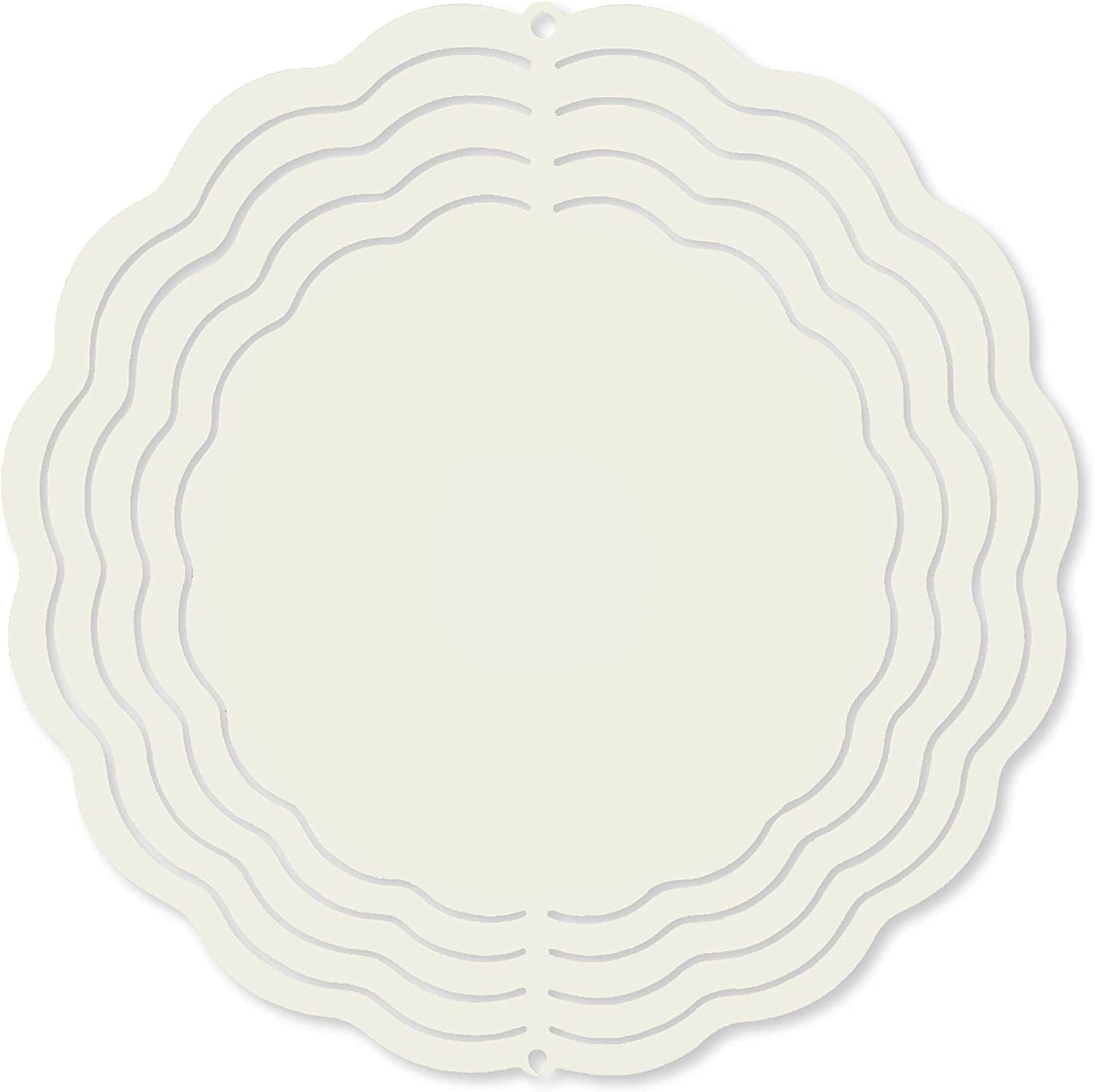 Sublimation Blank Wind Spinner, 3” Wind Spinner Ornament, 12 Pack ...