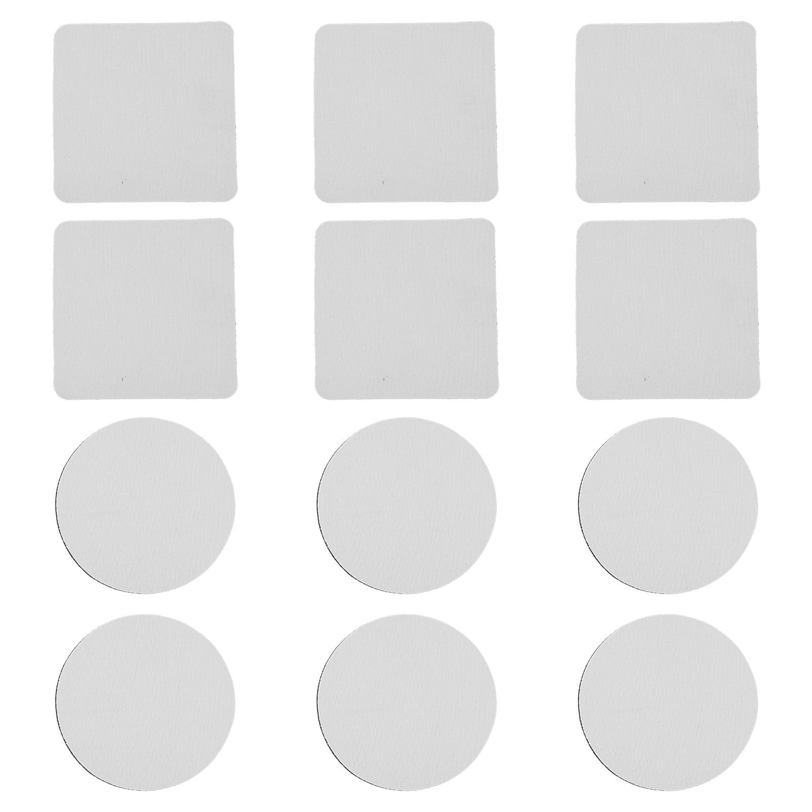 Sublimation Coaster Rubber Coasters Automotive Cup Holders 24 Pcs Round ...