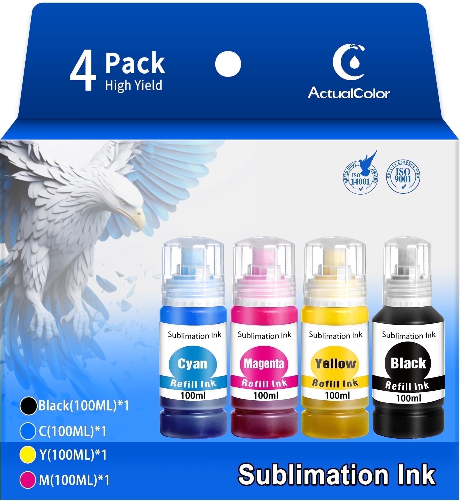 400ML Sublimation Ink Compatible for Epson Ecotank Printer ET2400 ...