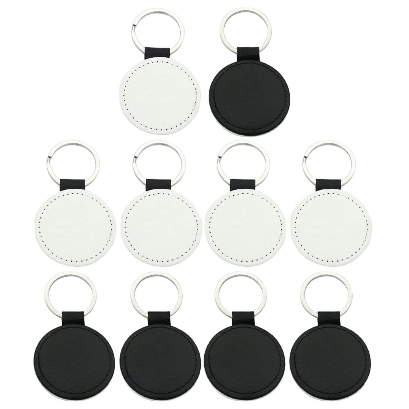 Sublimation Leather Keychains - Blank Shapes for Heat Transfer, 10 ...